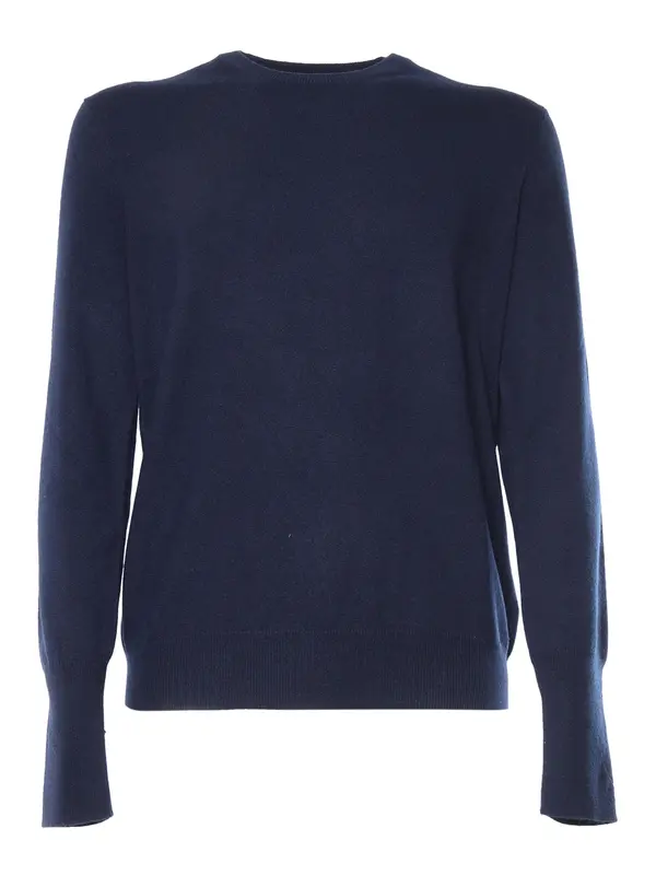 BALLANTYNE Round Neck Pullover - Blu