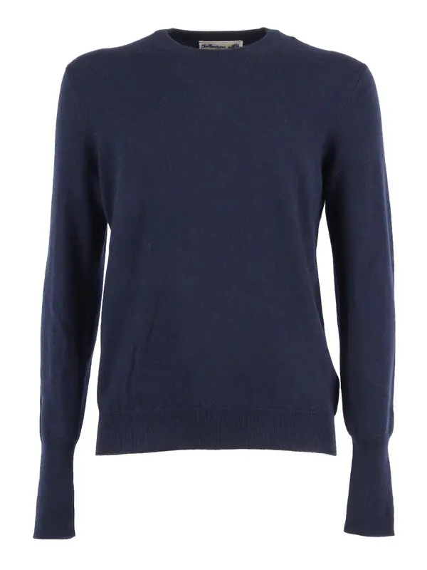 BALLANTYNE Round Neck Pullover - Blu