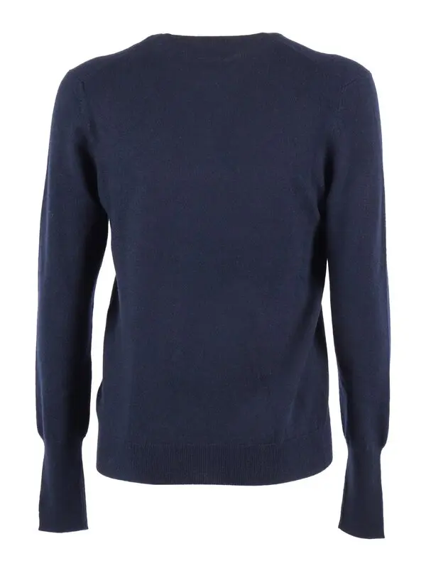 BALLANTYNE Round Neck Pullover - Blu