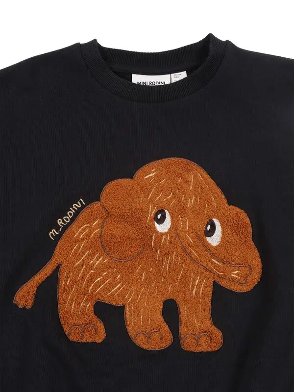 MINI RODINI Mammoth Chenille Sweatshirt - Red