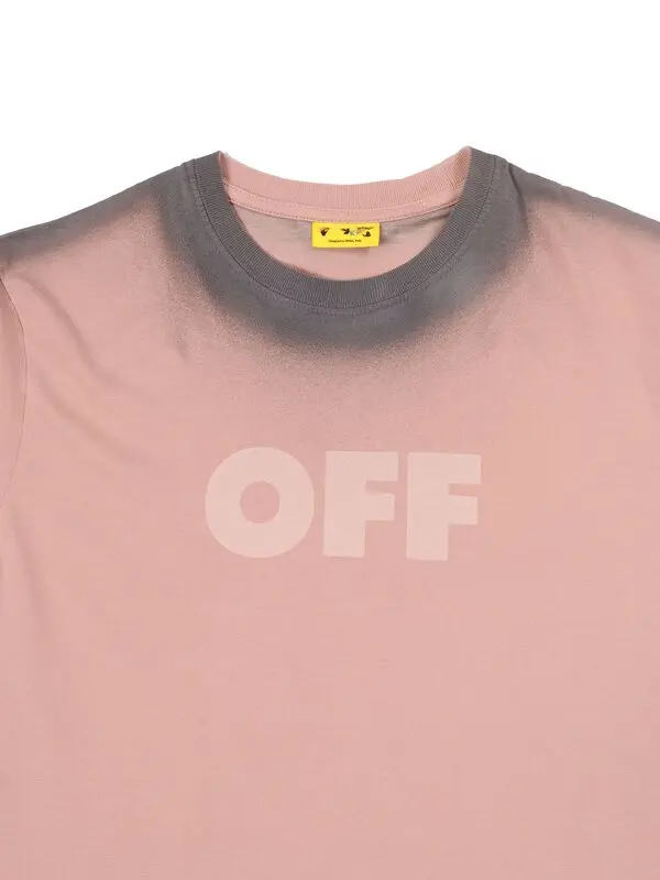 Off-White Garment Dyed Spray Tee