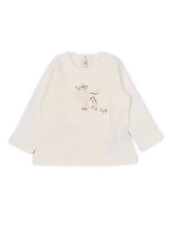 IL GUFO Long Sleeve T-shirt - White