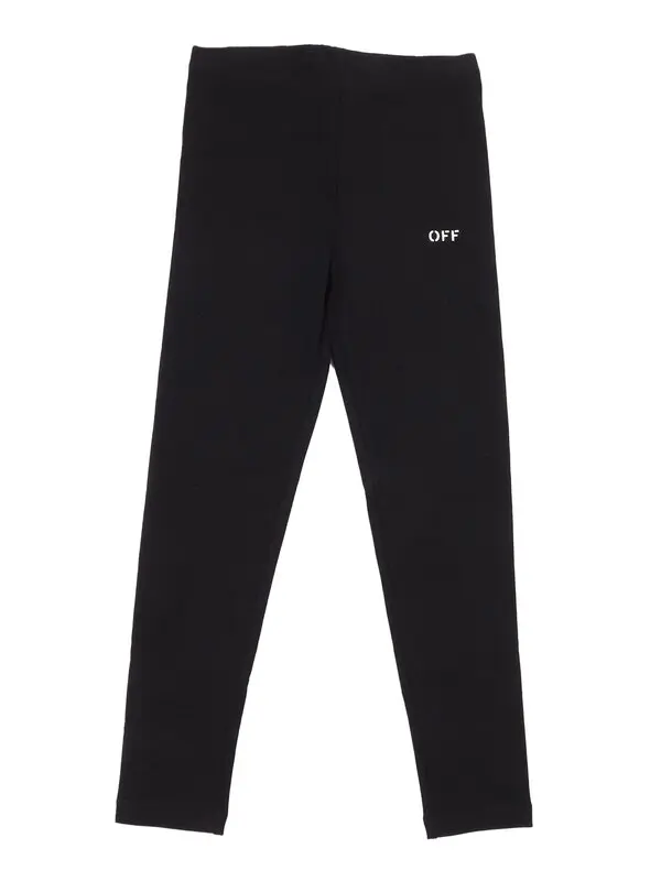 Off-White Off Stamp Legging Black White