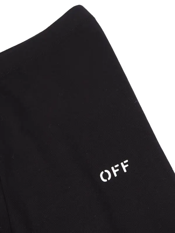 Off-White Off Stamp Legging Black White