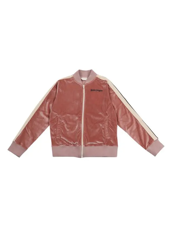 Palm Angels Pa Chenille Track Jacket - Red