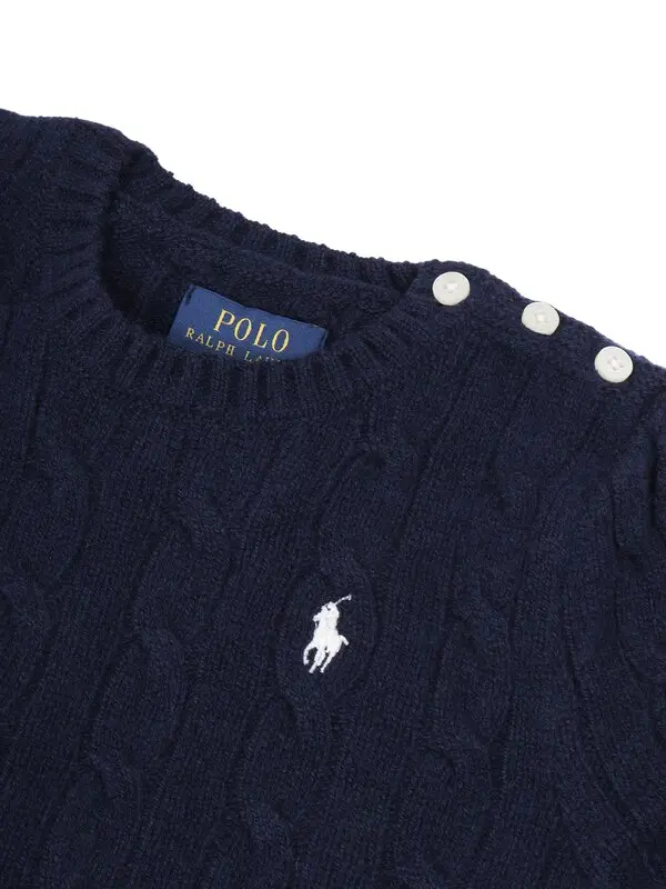 Polo Ralph Lauren Cable Knit Pullover Sweater - Blu