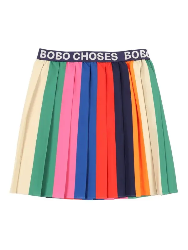 BOBO CHOSES Color Block Pleated Skirt - Other, With A Wall Thickness