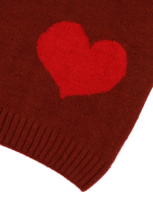 BOBO CHOSES Jacquard Turtleneck Jumper - Red