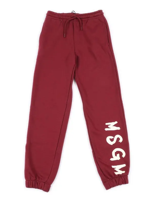 MSGM Fleece Pants - Red
