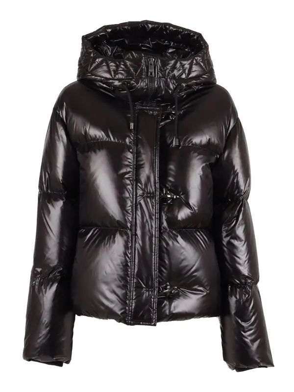 FAY Down Jacket With Hood - Red