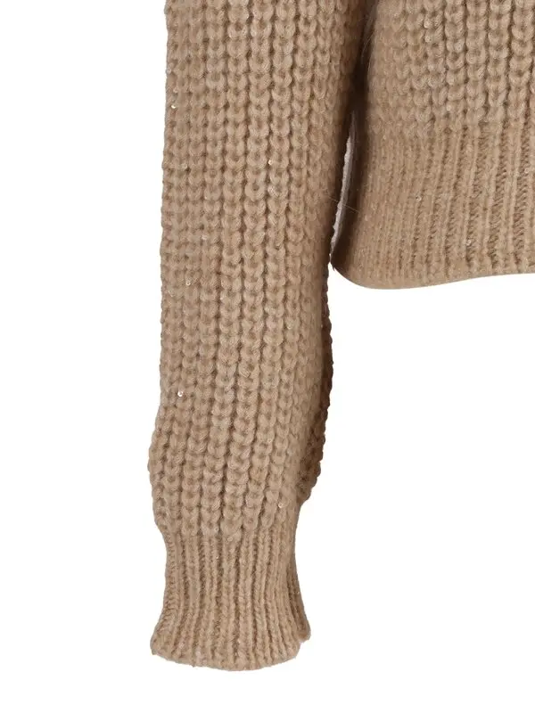 FAY Long Sleeve Roll Neck Top