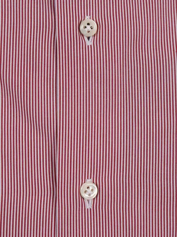MAZZARELLI CAMICIE Striped Poplin Shirt