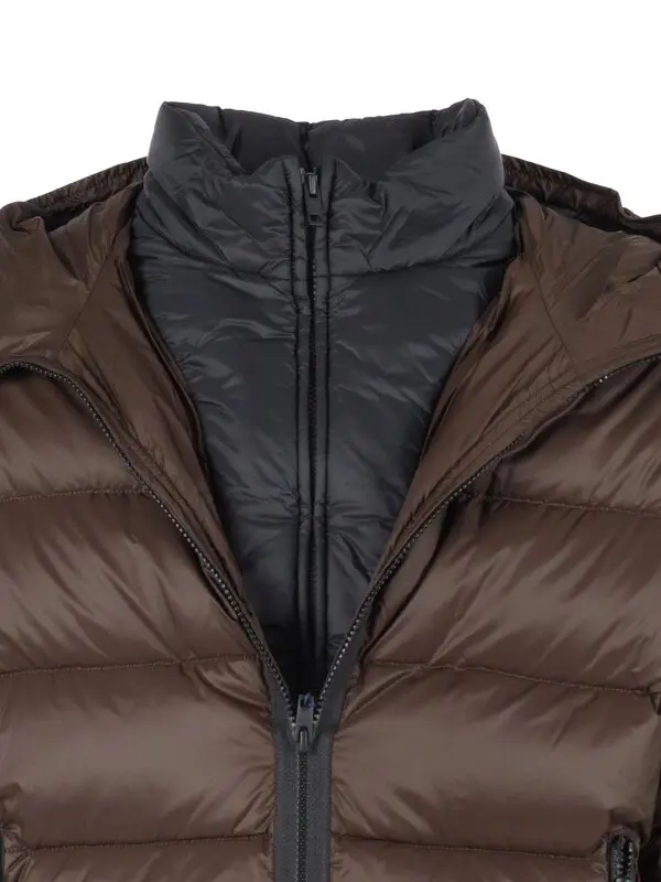 FAY Db Front Piuma Cappuccio - Red