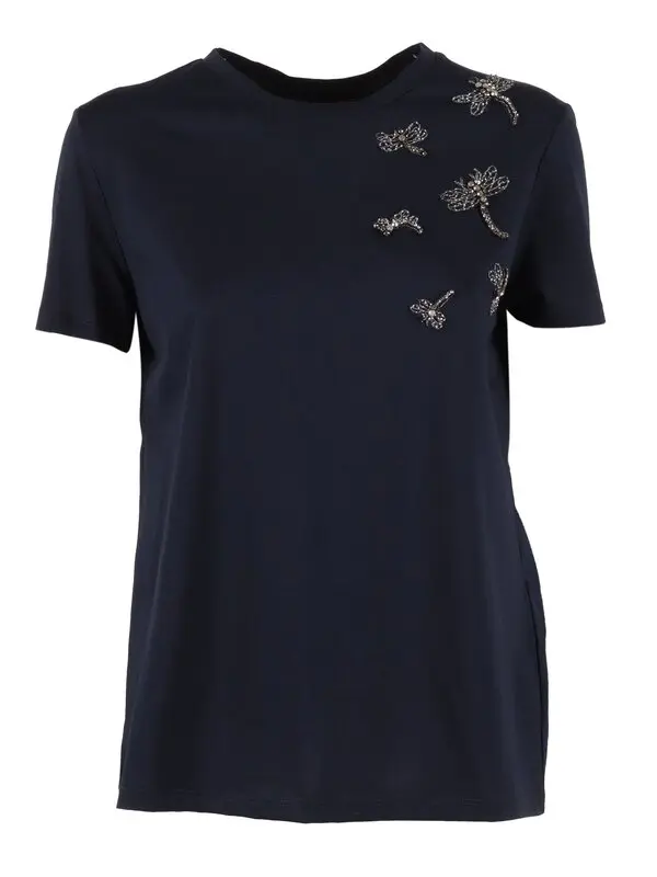 Max Mara Pontile T-shirt - Blu