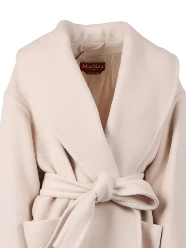 Max Mara Cloruro Coat - White