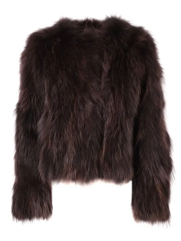 DROWS Fur Jacket - Red