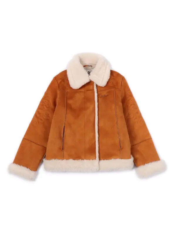 MC2 SAINT BARTH Lorayne Jr Shearling Tex Embroidery 19 - Red