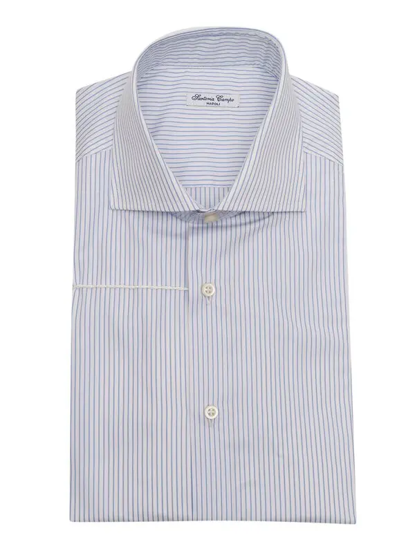 SARTORIA DEL CAMPO SONRISA Striped Dress Shirt