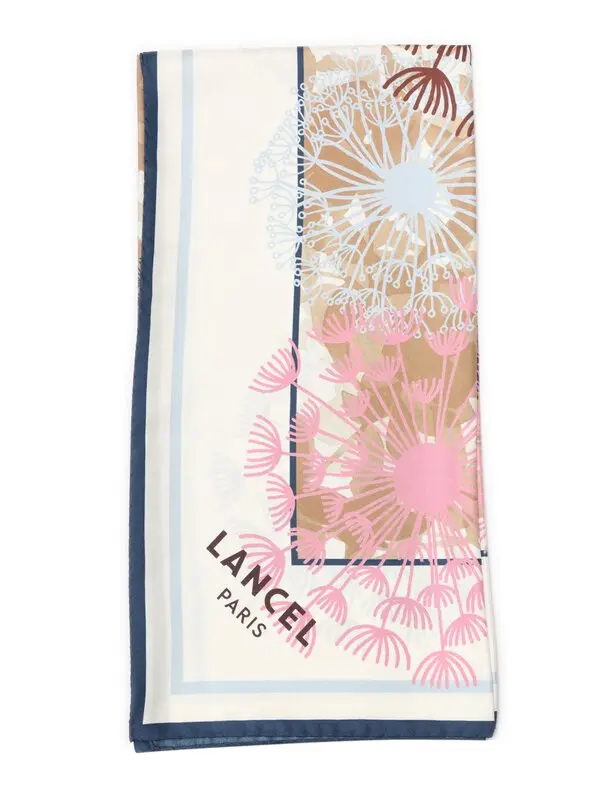 LANCEL Feux D'artif Scarf - White