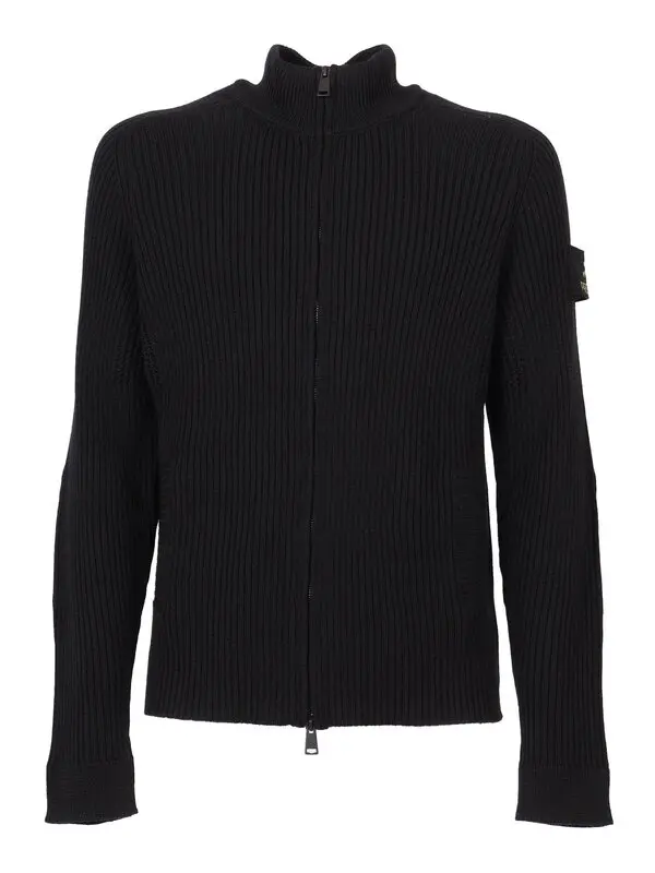 Premiata Ribbed Zip-up Knit