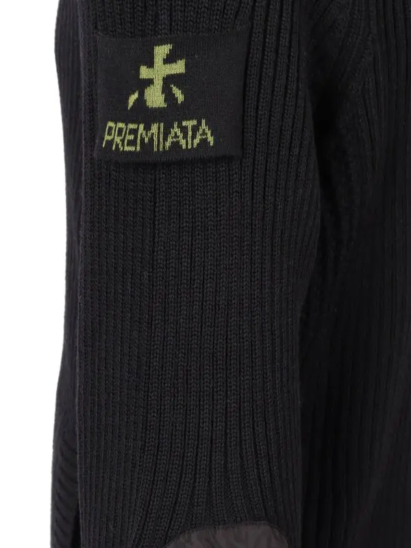 Premiata Ribbed Zip-up Knit