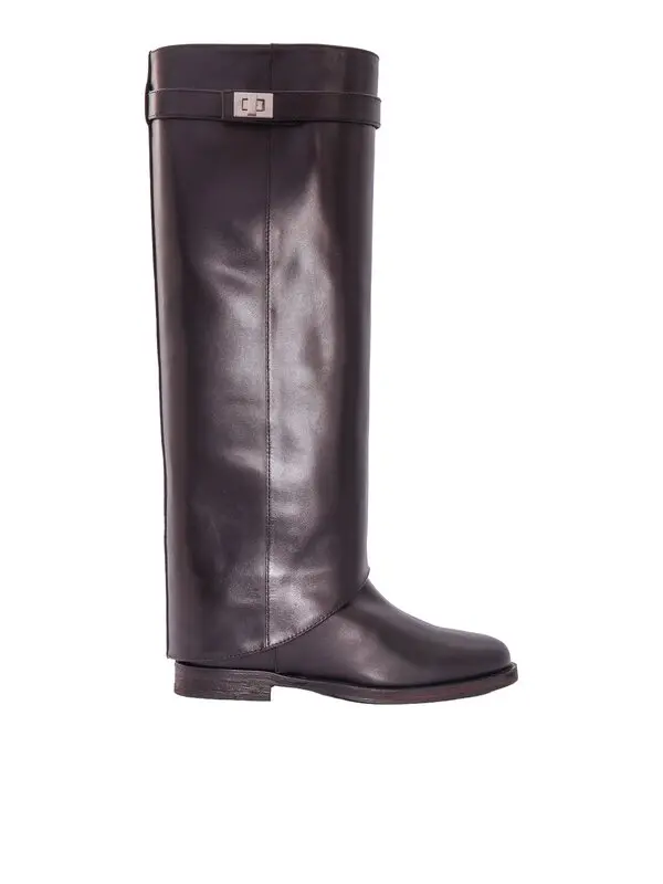 VIA ROMA 15 Boots With Buckle - Red