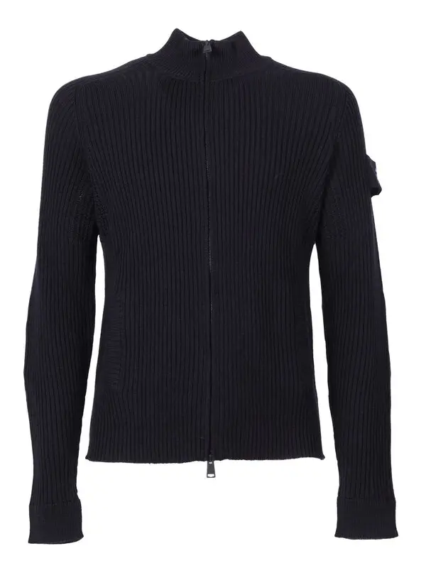 Premiata Ribbed Zip-up Top
