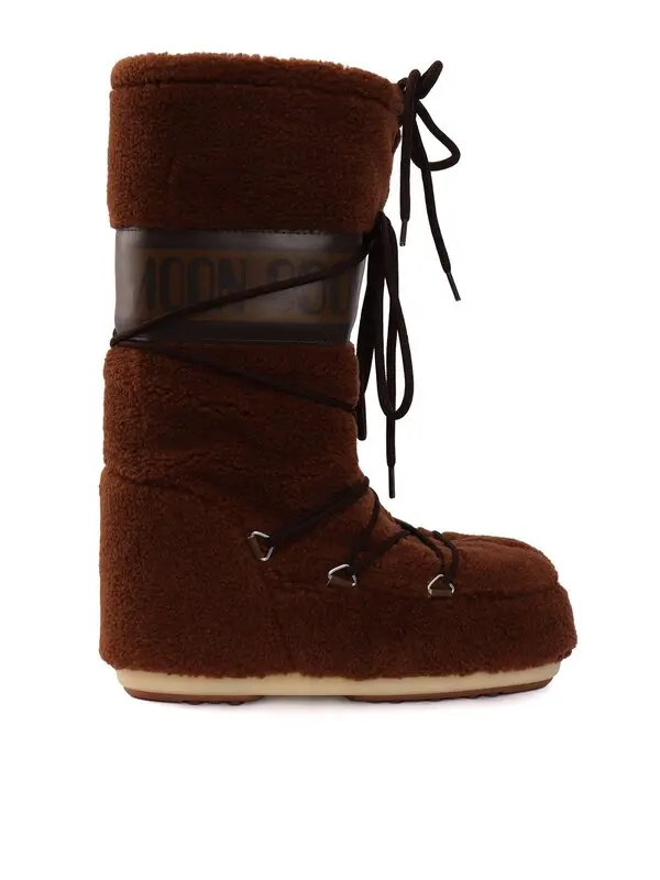 Moon Boot Mb Icon Fleece Stivale - Red