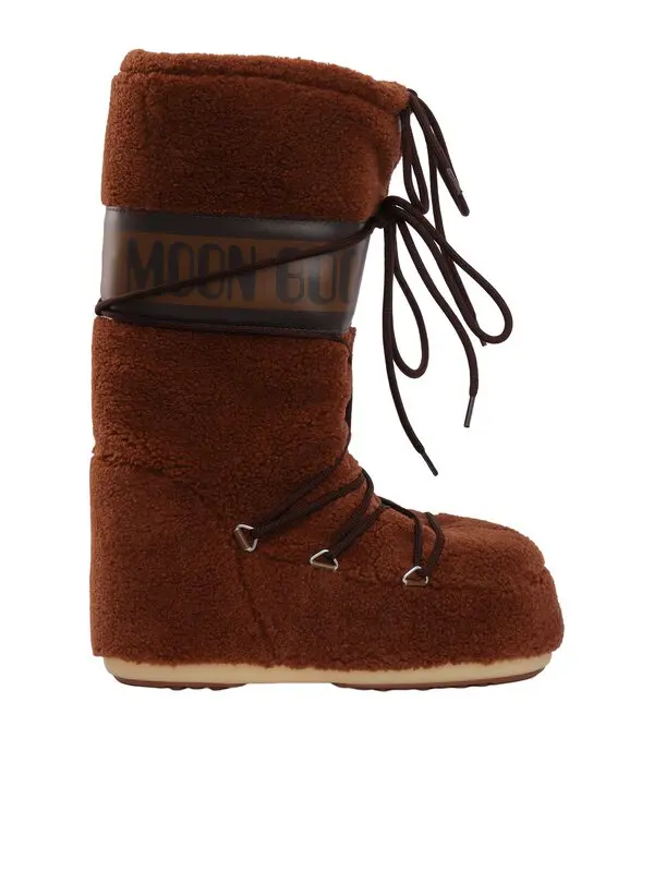 Moon Boot Mb Icon Fleece Stivale - Red