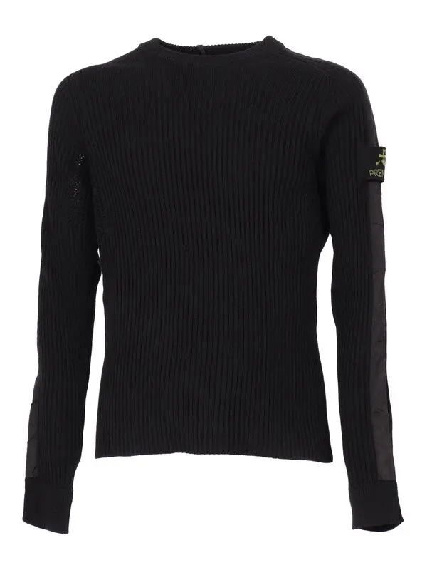Premiata Ribbed Crewneck Top