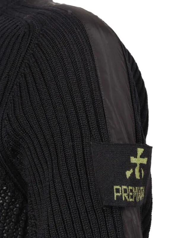 Premiata Ribbed Crewneck Top