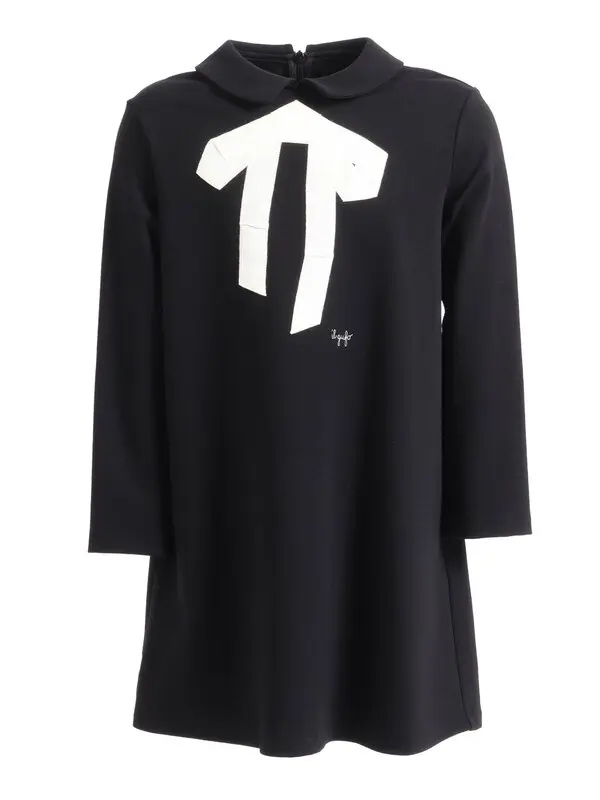 IL GUFO Long Sleeve Dress - Red