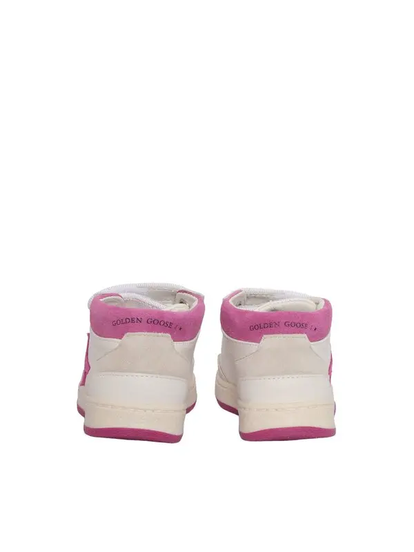 GOLDEN GOOSE June Basket Sneakers - White