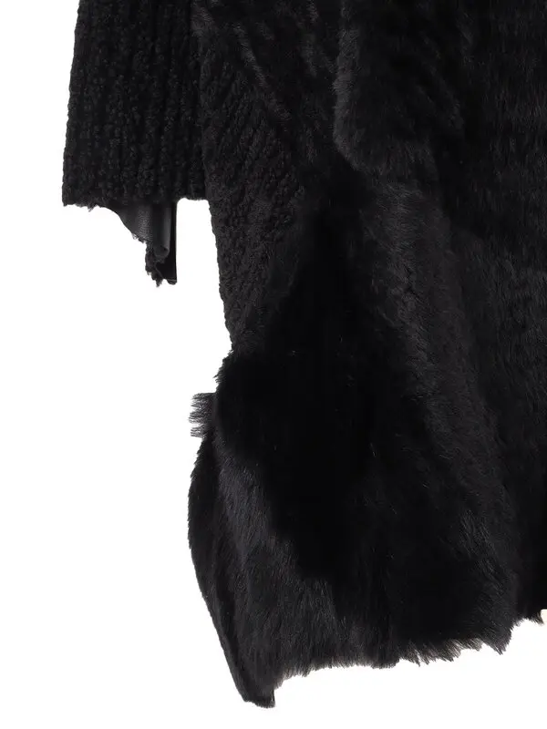 DIEGO M Nappa Cape With Toscana Details