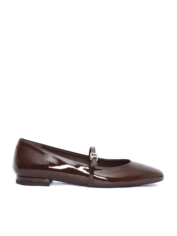 SERGIO LEVANTESI Ambra56 Vernice Dark Brown Scarpa - Red