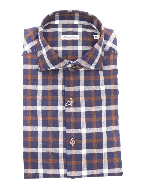 SARTORIA DEL CAMPO SONRISA Uomo Shirt - Blu