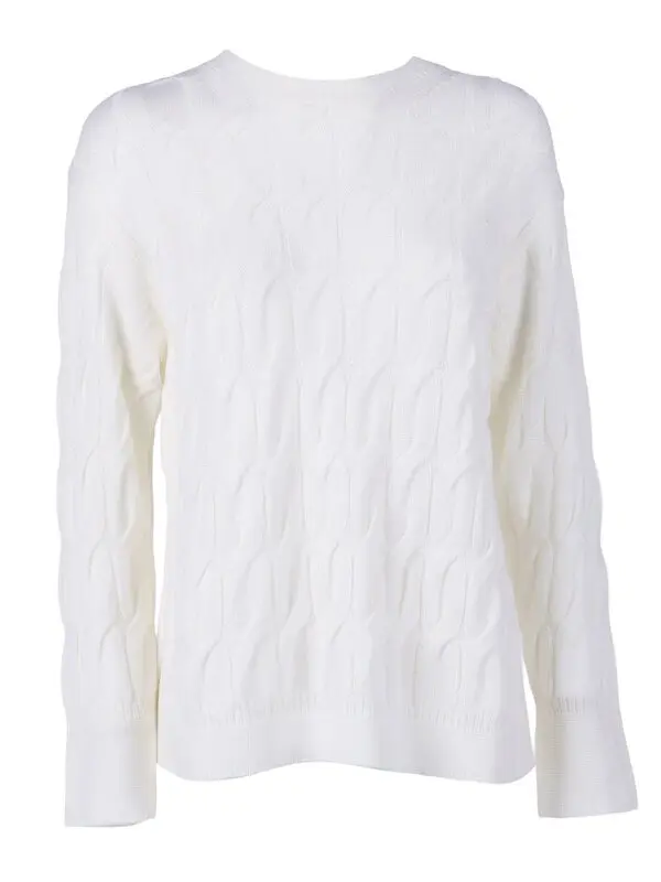 Max Mara Maglia Canottiera Top Quid - White