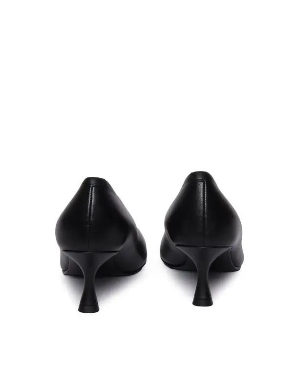 SERGIO LEVANTESI Brunella56 Calf Nero Decollete - Red