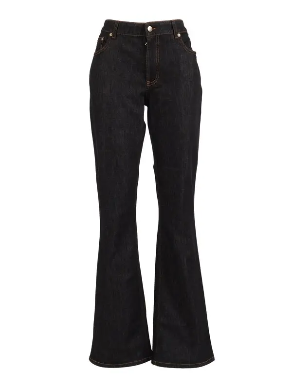 Fabiana Filippi Bootcut Slim Fit Jeans - Blu