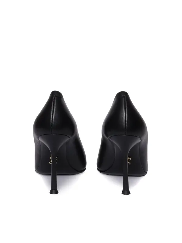 SERGIO LEVANTESI Moderna56 Calf Nero Decollete - Red