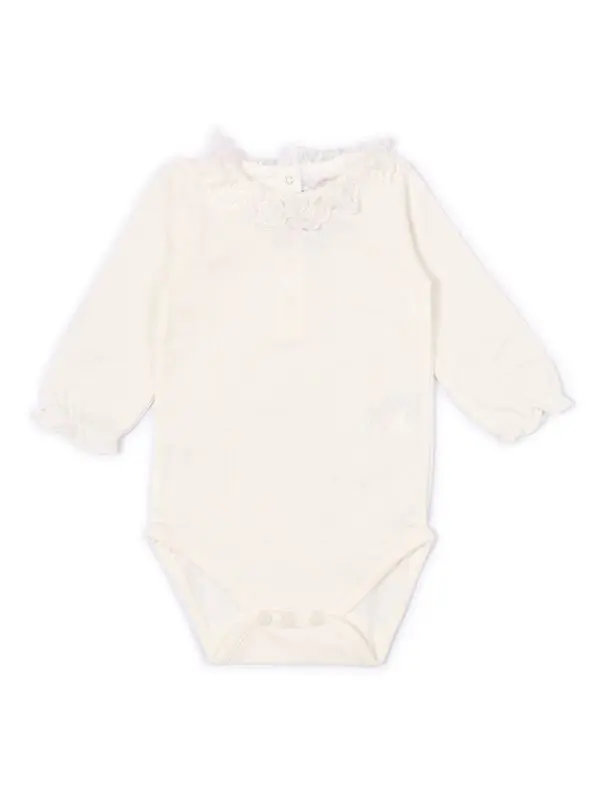 TARTINE & CHOCOLAT Lace Trimmed Bodysuit