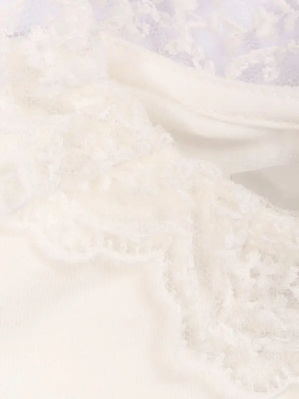 TARTINE & CHOCOLAT Lace Trimmed Bodysuit