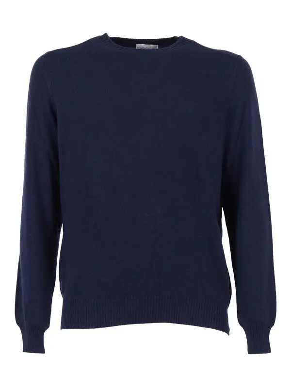 SETTEFILI CASHMERE Cashmere Crewneck Top - Blu