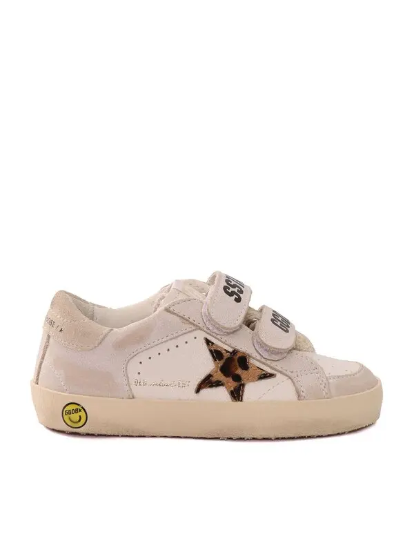 GOLDEN GOOSE Old School Nappa Sneakers With Star Detail - White
