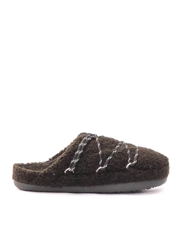 Moon Boot Mb Teddy Slipper - Red