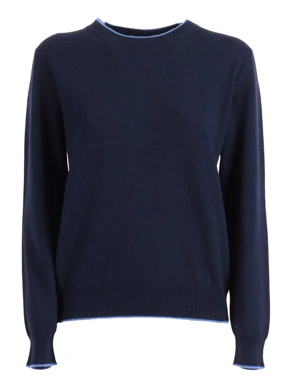 KANGRA Crew Neck With Contrast Trim