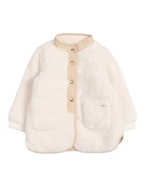 Chloé Faux Shearling Jacket - White
