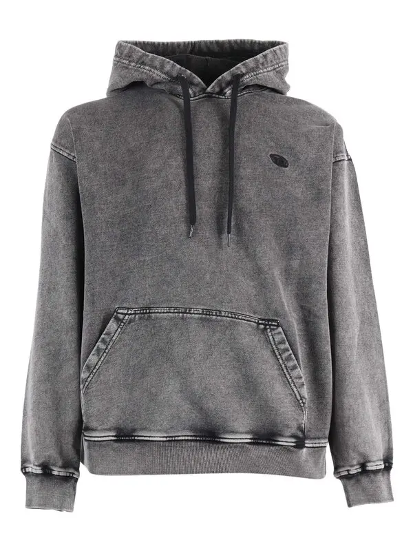 DIESEL® S-boxt-hood-den Felpa - Red