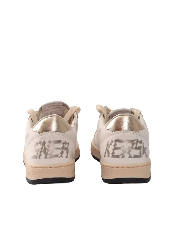 GOLDEN GOOSE Ball Star Leather Sneakers - White