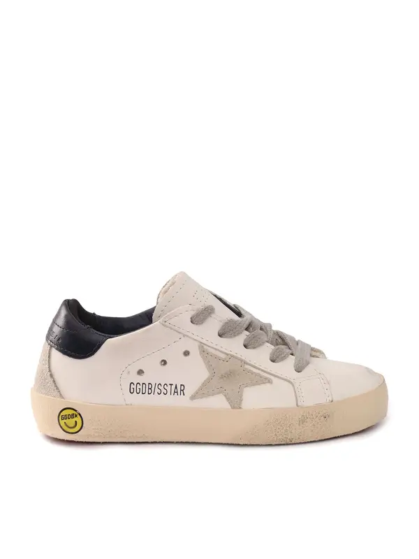 GOLDEN GOOSE Super-star Leather Sneakers - White